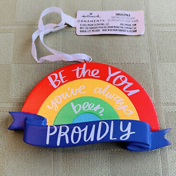Hallmark | Other | Hallmark Lgbt Rainbow Ornament Be The You Youve ...